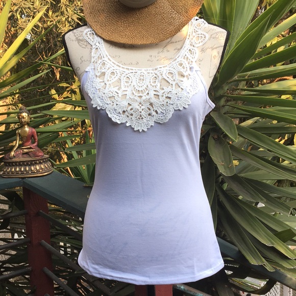 Tops | New Sexy Lace Racerback Top | Poshmark
